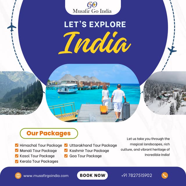Explore India with Musafir Go India – Best Tour Packages | PDF