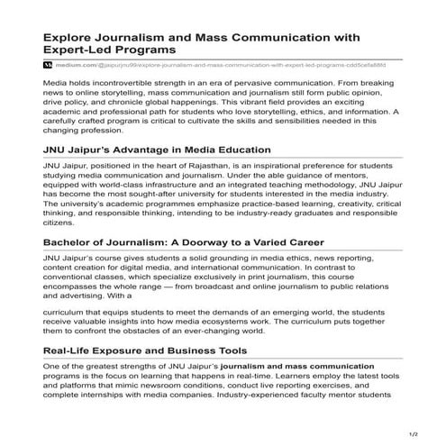 Explore Journalism and Mass Communication with Expert-Led Programs.pdf