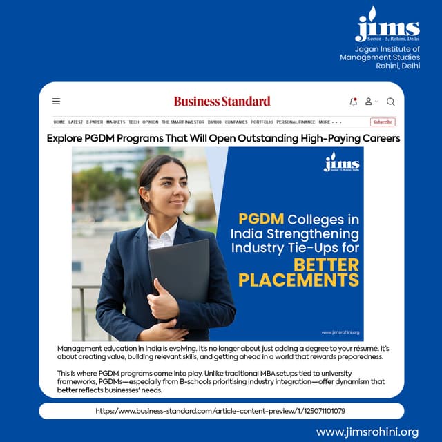 Explore PGDM Programs That Will Open Outstanding High-Paying Careers | PDF