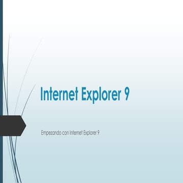 Internet explorer 9 | PPTX