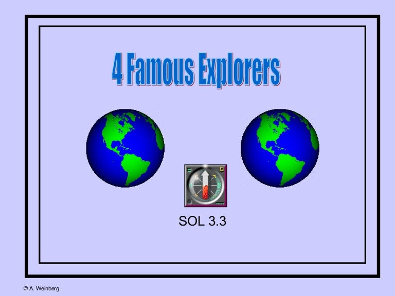 Explorers Powerpoint