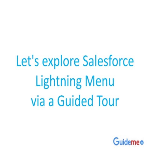 Explore Salesforce lightning user interface | PPTX | Operating Systems ...