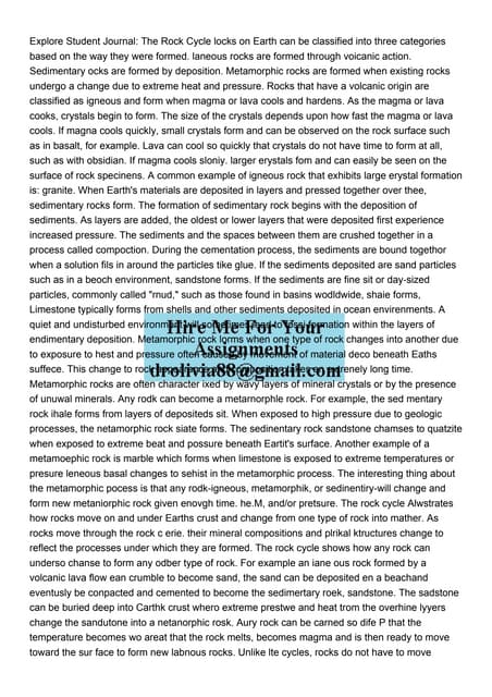 The rock cycle | PPT