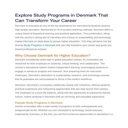 Explore Study Programs in Denmark That Can Transform Your Career.pdf