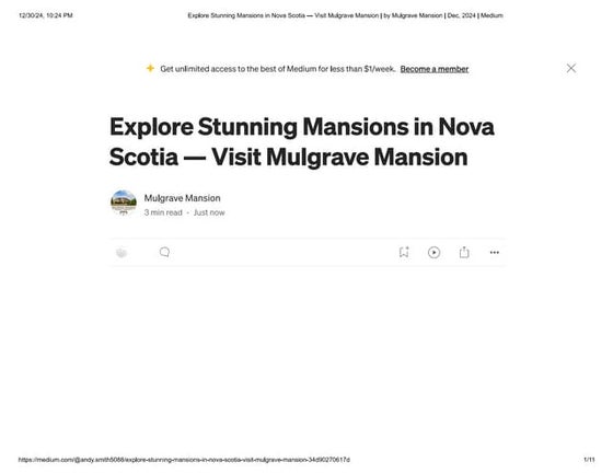 Explore Mulgrave Mansion - A Historic Masterpiece in Luxury Living | PPT
