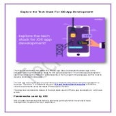 Explore the tech stack for iOS app development!.pdf