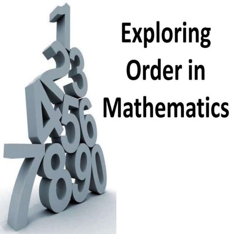Exploring Order in Mathematics.pptx