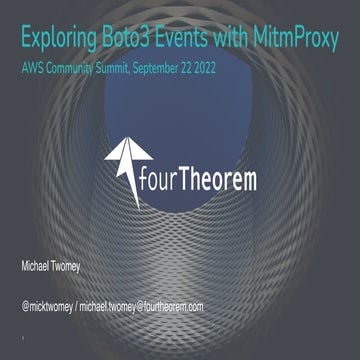 Exploring Boto3 Events With Mitmproxy | PDF