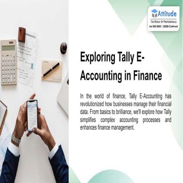 Exploring-Tally-E-Accounting-in-Finance | PPT