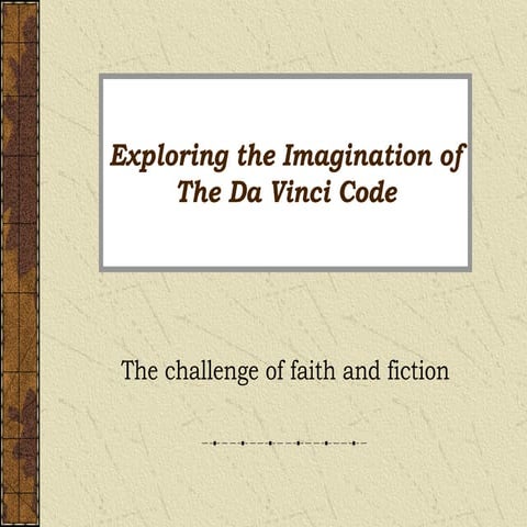 Themes of the da vinci code dan brown | PPTX