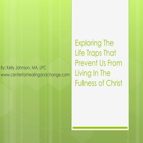 Exploring Your Life Traps - Growth & Healing | PDF