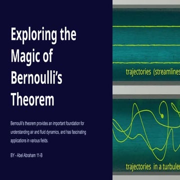 Bernoulli's Principle | PPTX