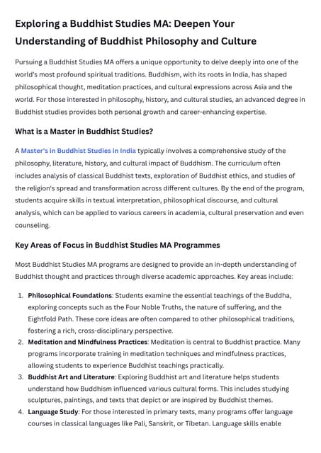 Reasons Why Buddhists From All Countries Travel To India.pptx