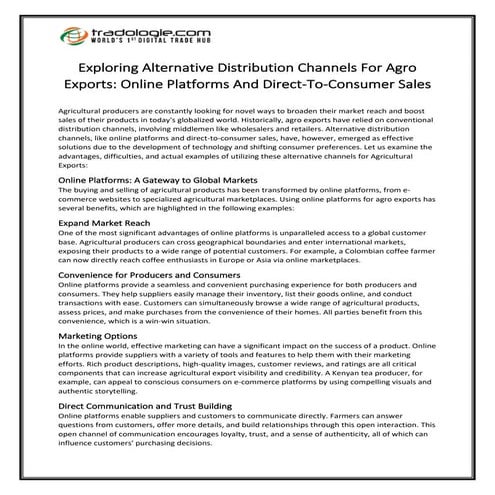 Exploring Alternative Distribution Channels For Agro Exports.pdf