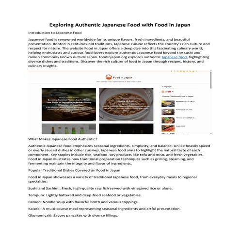 Exploring Authentic Japanese Food with Food in Japan.pdf