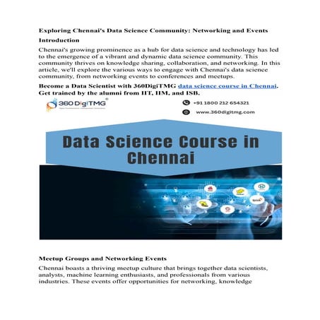 best data science course training in Chennai | PDF