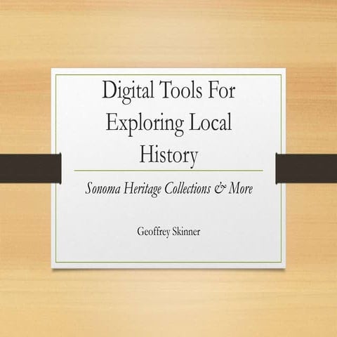 Exploring digital collections | PPT