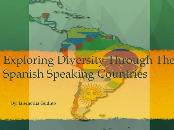 Spanish Speaking Countries Capitals and Flags | PPT