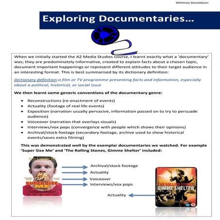 Documentary styles examples | PPTX