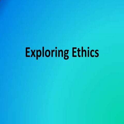 Exploring Ethics - 8th Grade | PPT