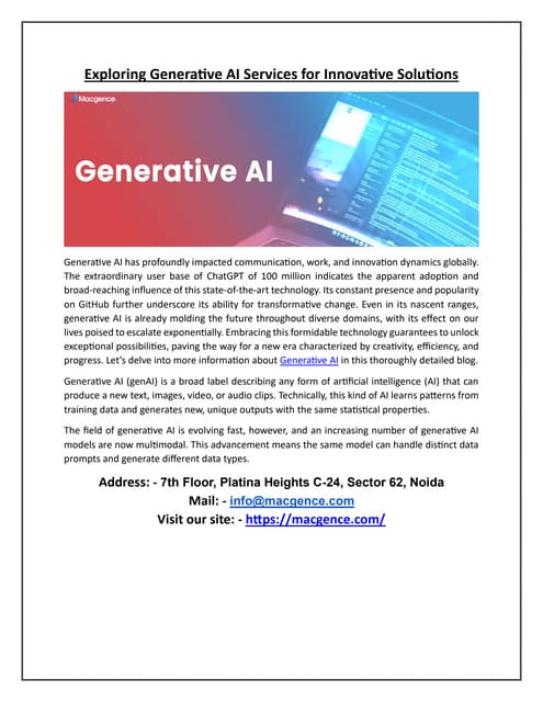 Exploring Generative AI Services for Innovative Solutions.pdf Exploring Generative AI Services for Innovative Solutions.pdf