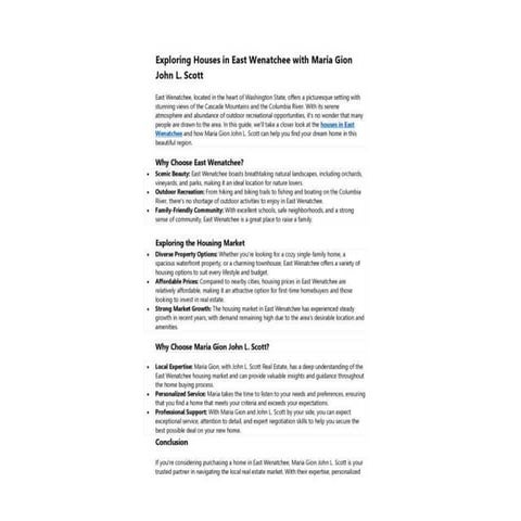 Exploring Houses in East Wenatchee with Maria Gion John L. Scott_00001.ppt