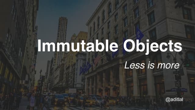 Exploring immutability | PPT | Free Download Exploring immutability | PPT | Free Download
