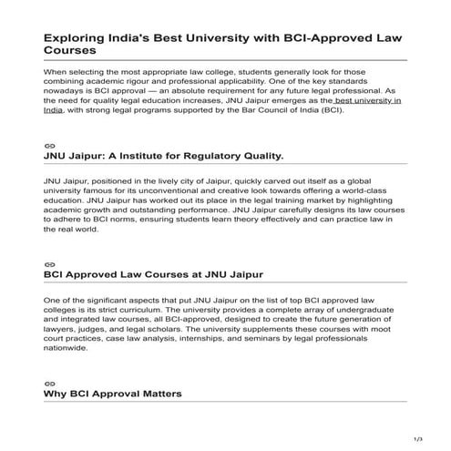 Exploring India's Best University with BCI-Approved Law Courses.pdf