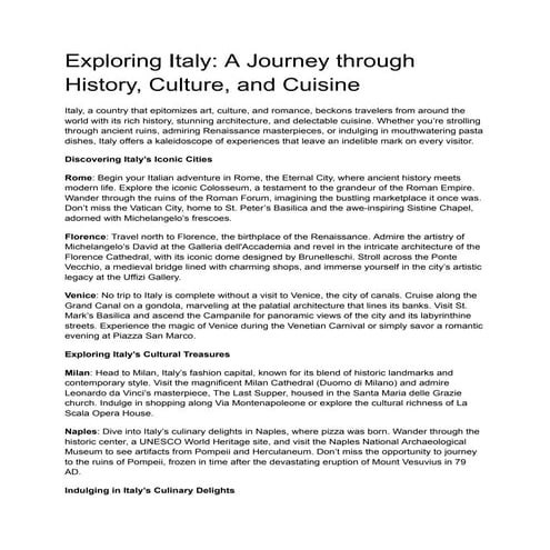 Exploring Italy_ A Journey through History, Culture, and Cuisine (2).pdf