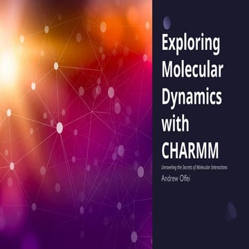 Forcefield parameterization using CHARMM | PPT