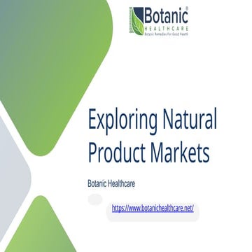 Exploring Natural Product Markets.pptx... | PPTX