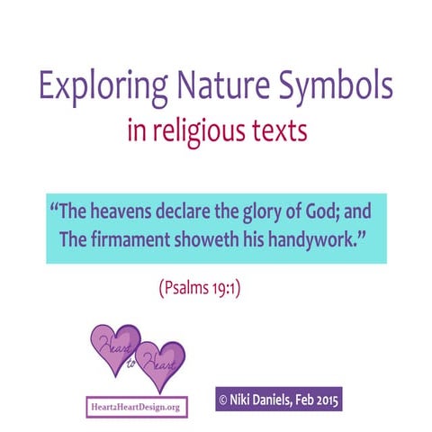 Exploring Nature Symbols in Religious Texts | ODP