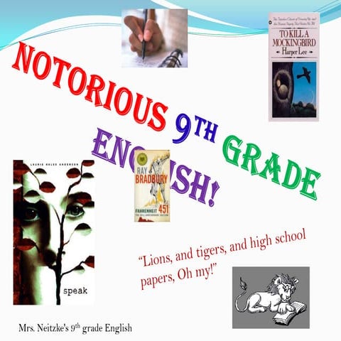 Exploring Ninth Grade English | PPTX | Secondary Education | Education