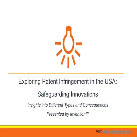 Exploring Patent Infringement in the USA Types and Implications.pptx
