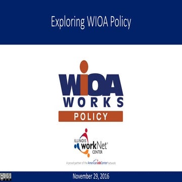 WIOA Contract Reporting | PPTX