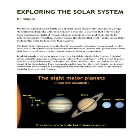 Exploring Solar System | PDF