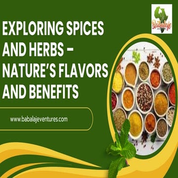 Exploring Spices and Herbs – Nature’s Flavors and Benefits.pdf