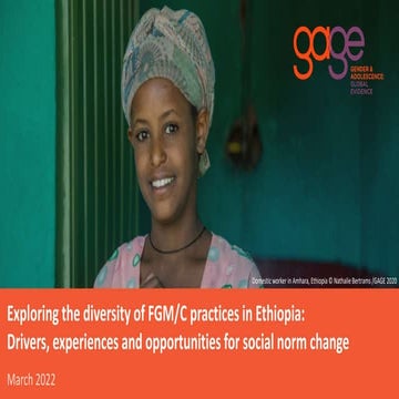 Exploring the diversity of FGM/C practices in Ethiopia: Drivers ...