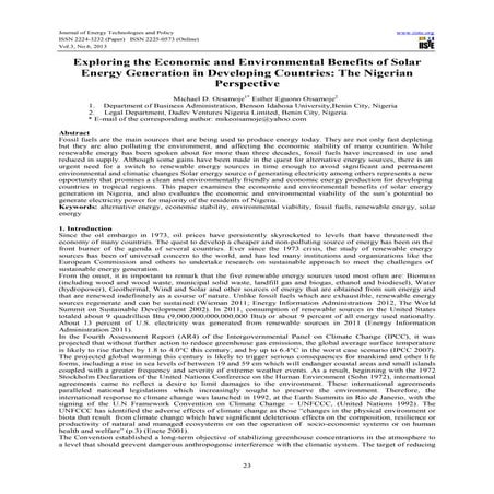 Exploring the economic and environmental benefits of solar energy ...