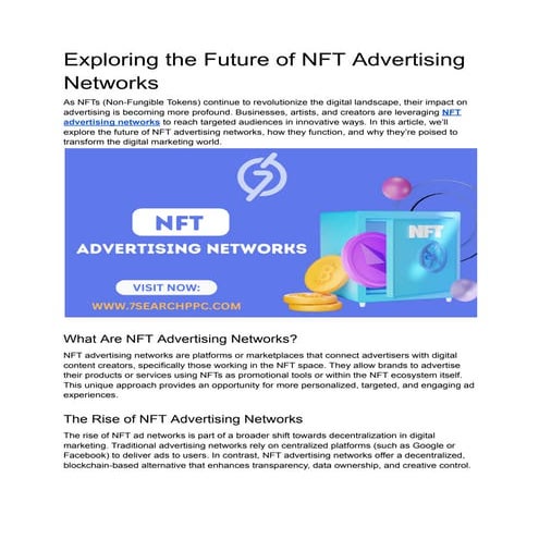 Exploring the Future of NFT Advertising Networks.pdf | Free Download