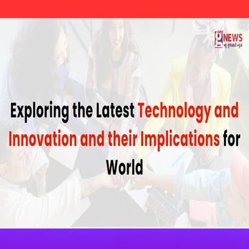 Latest Technology Trends and Updates 2023 | PPTX