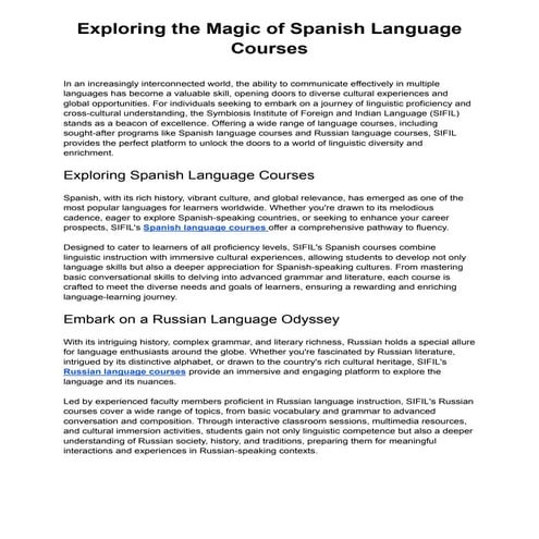 Exploring the Magic of Spanish Language Courses.pdf