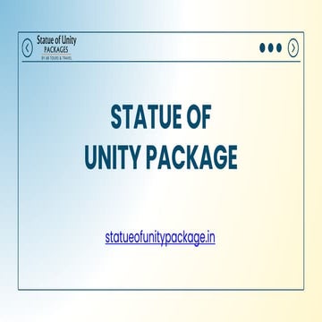 The Statue of Unity A Marvel of Unity and Legacy.ppsx