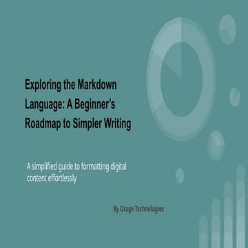 Exploring the Markdown Language_ A Beginner’s Roadmap to Simpler ...
