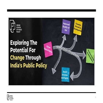 Exploring The Potential For Change Through India’s Public Policy pdf | PDF