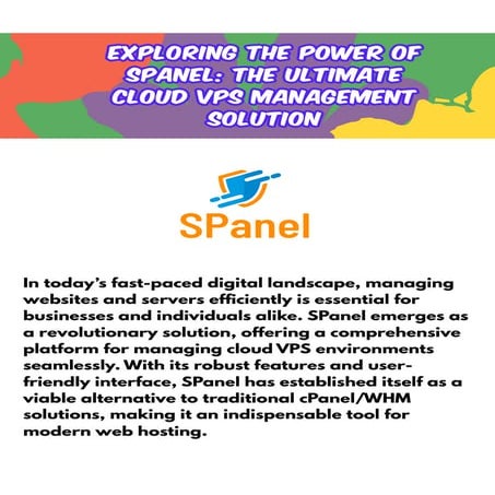 Exploring the Power of SPanel The Ultimate Cloud VPS Management Solution.pdf