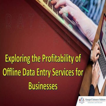 Exploring the Profitability of Offline Data Entry Services for ...