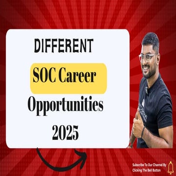 Security operation center (SOC) | PPTX