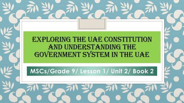 UAE LANDSCAPE & JEBEL FAYA, UNIT 3, MSCs CLASS 9.pdf