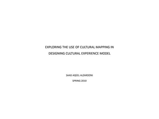 Small Cultural Centers, Big Stories: Exploring Lesser-Known Cultural Gems. | PDF